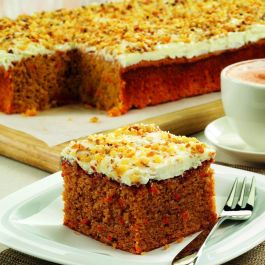 Sidoli Carrot Tray cake (Pre-Portioned)