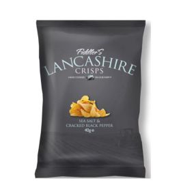 Fiddler's Sea Salt & Cracked Black Pepper Hand Cooked Crisps