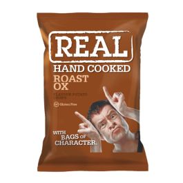 REAL Hand Cooked Roast Ox Crisps